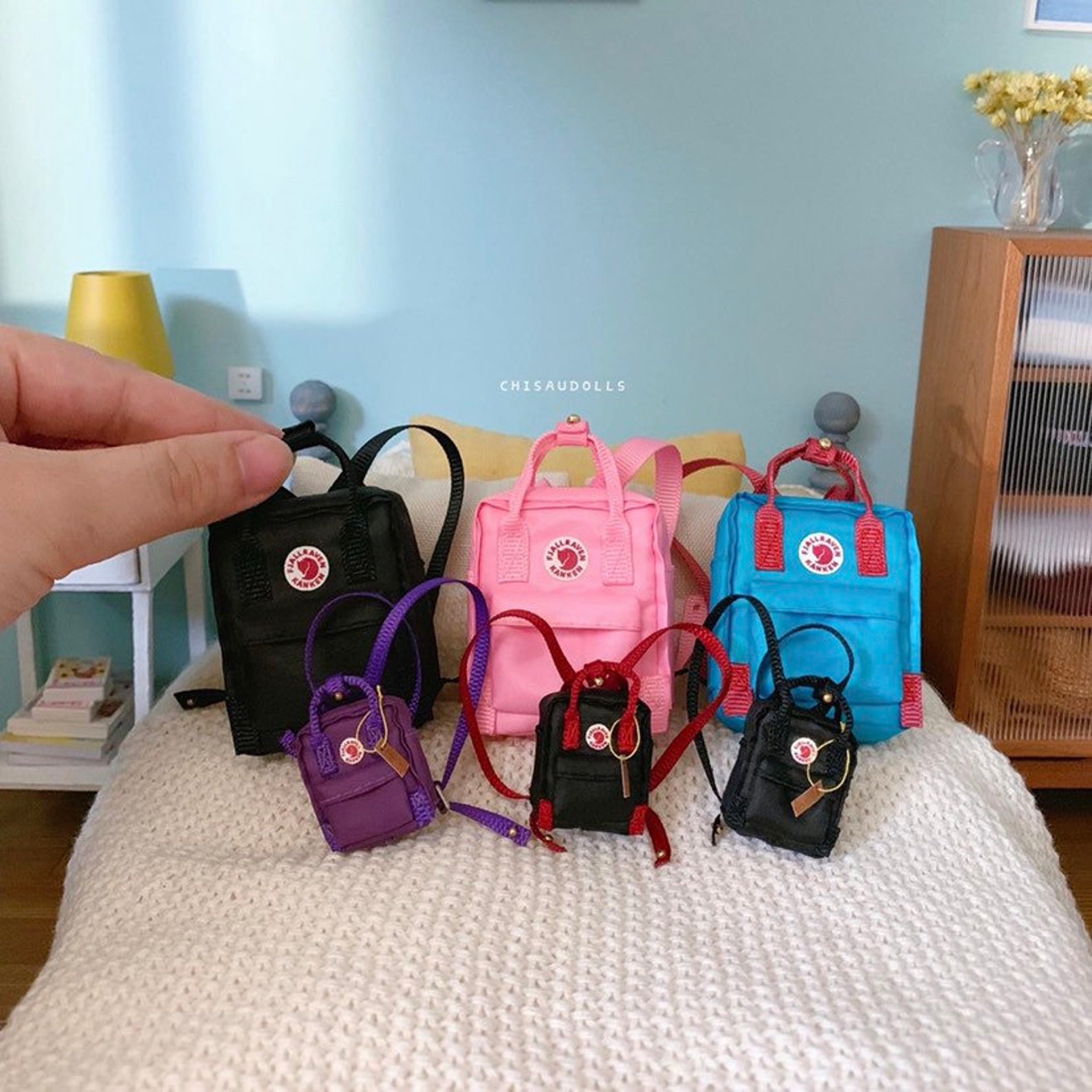 1/12 Scale Backpack/dollhouse Decoration/miniature - Etsy