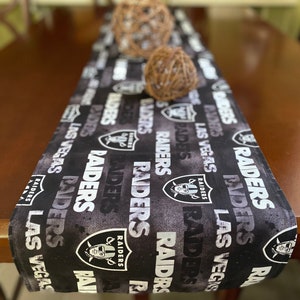Las Vegas Raiders Table Runner /NFL Table Runner/raiders Fan Kitchen ...