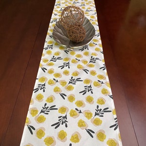 Mustard Table Runner/ Yellow Farmhouse Decor/ Farmhouse - Etsy
