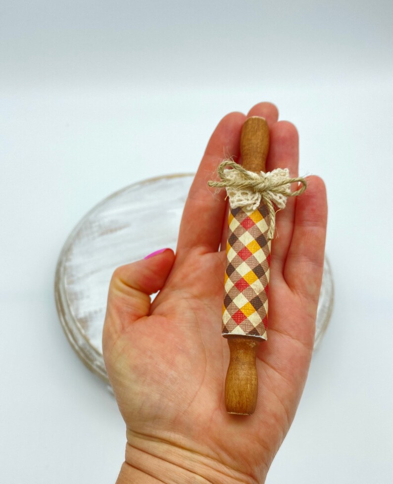 Fall Mini Rolling Pin Harvest Decor Mini Wooden Rolling - Etsy