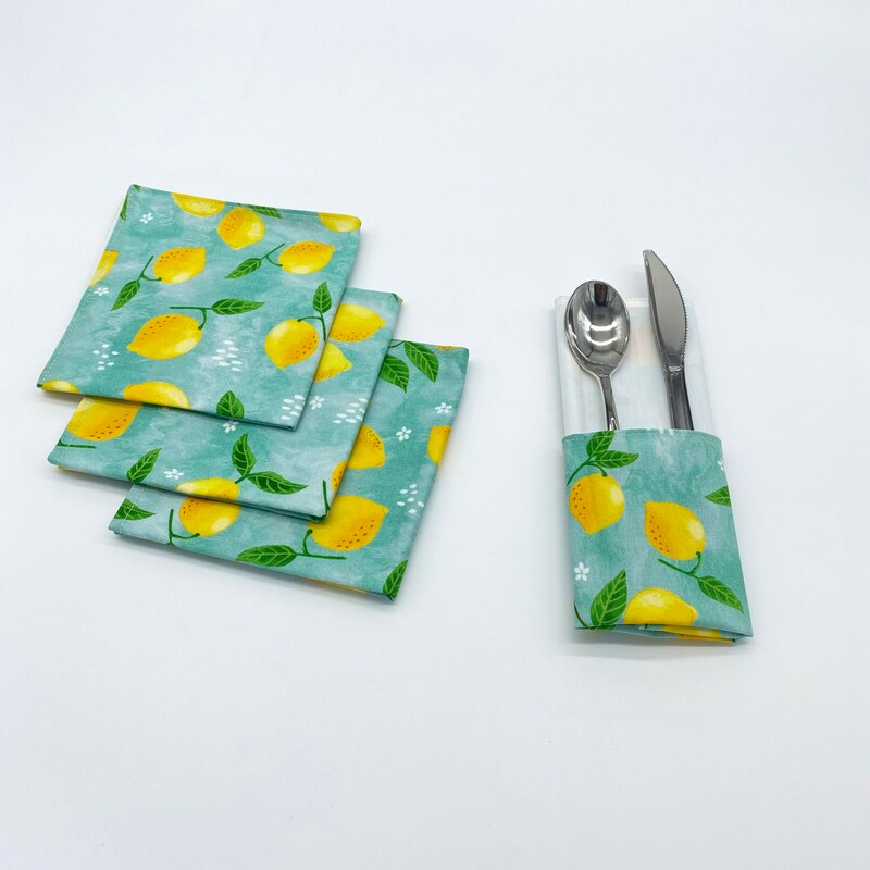 Lemon Napkins - Etsy