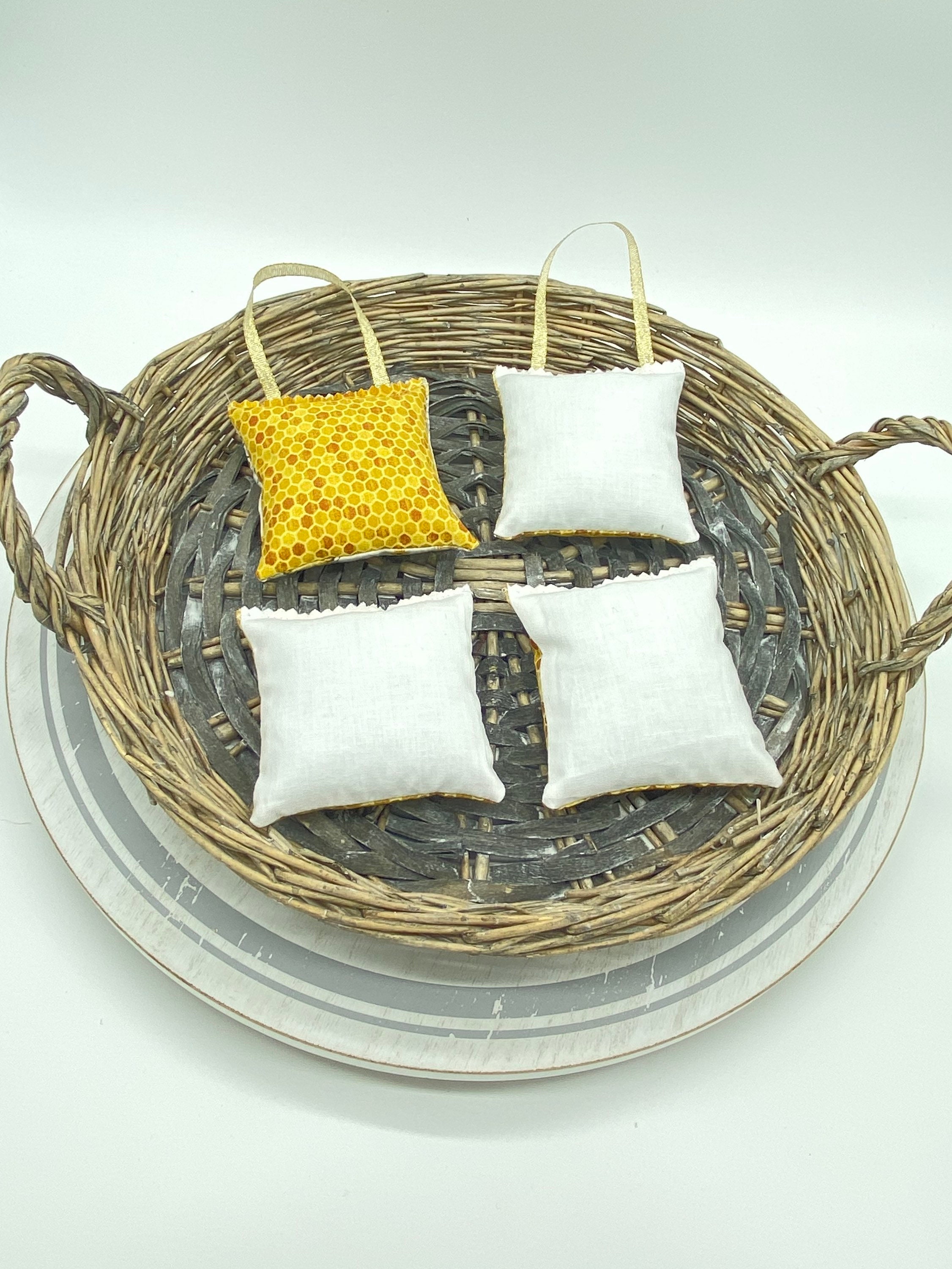 Mini Bee Pillow Honey Bee Tiered Tray Bee Decor Farmhouse | Etsy