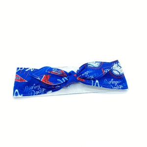 Los Angeles Dodgers Headband, LA California Girl, Baseball Game, MLB ...
