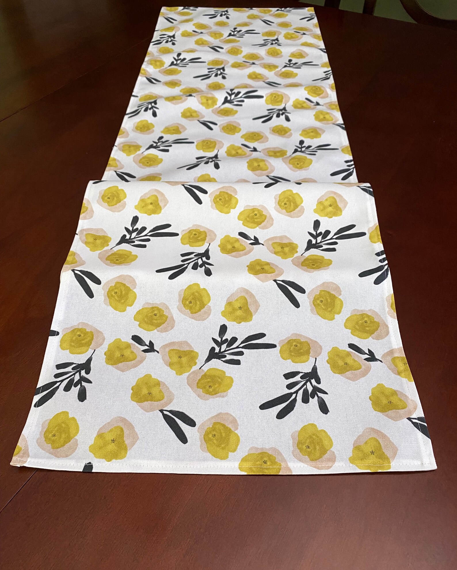 Mustard Table Runner/ Yellow Farmhouse Decor/ Farmhouse - Etsy