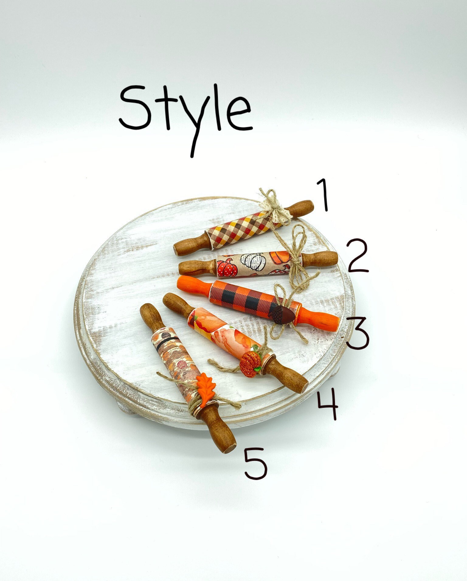 Fall Mini Rolling Pin Harvest Decor Mini Wooden Rolling - Etsy