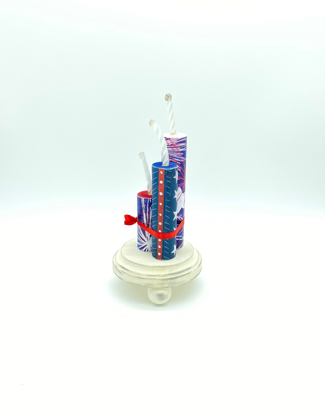 Mini Wooden Firecrackers Set of 3 Wooden Firecrackers 4th of | Etsy