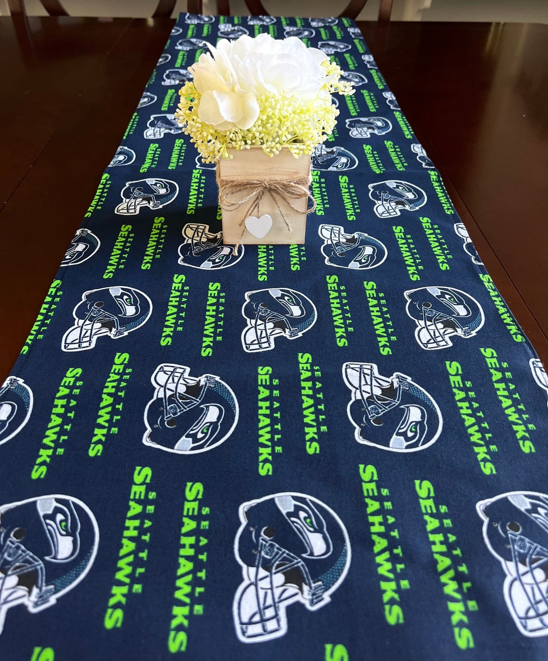 Seattle Seahawks Table Runner / Home Dining Table Décor / Sports Events ...