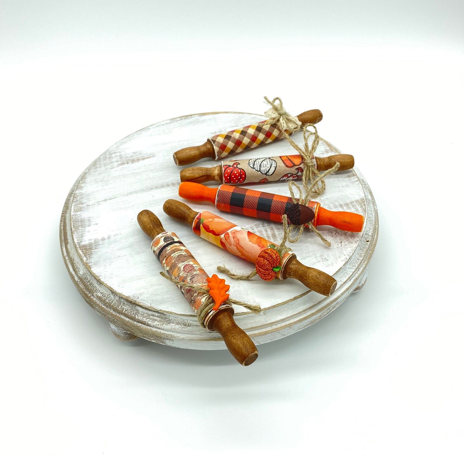 Fall Mini Rolling Pin Harvest Decor Mini Wooden Rolling - Etsy