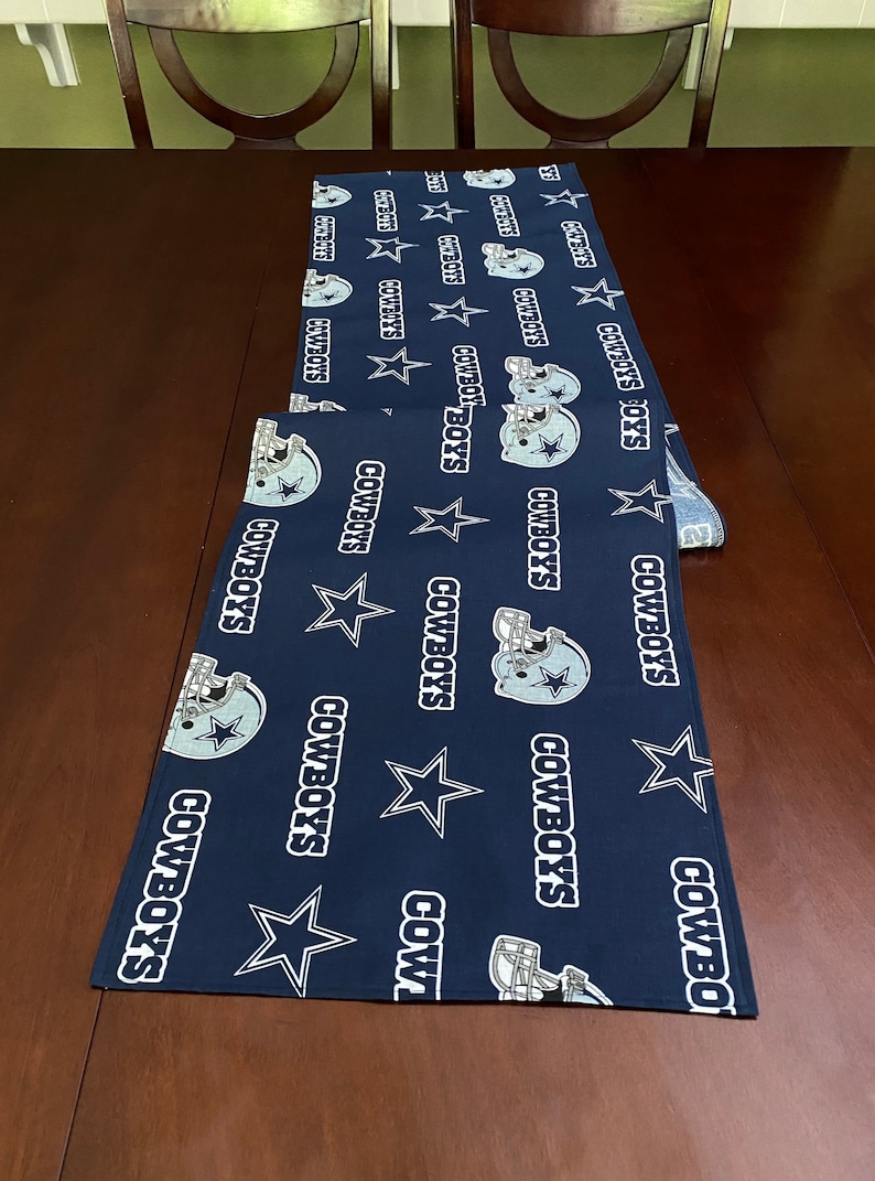 Dallas Cowboys Table Runner /NFL Table Runner/cowboys Fan Kitchen Decor ...
