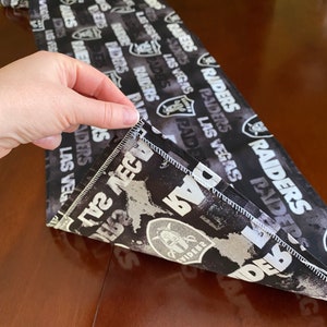 Las Vegas Raiders Table Runner /NFL Table Runner/raiders Fan Kitchen ...