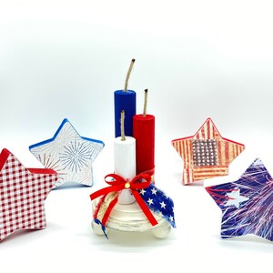 Mini Wooden Firecrackers, Set of 3 Wooden Firecrackers, 4th of July ...