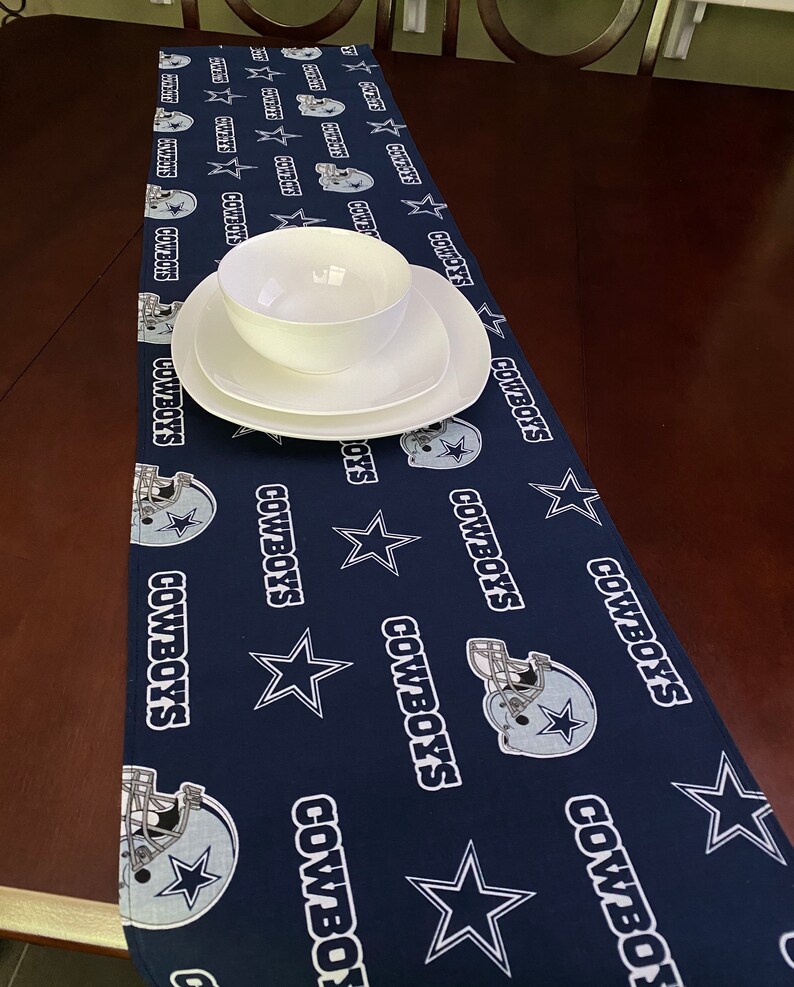 Dallas Cowboys Table Runner /NFL Table Runner/cowboys Fan Kitchen Decor ...