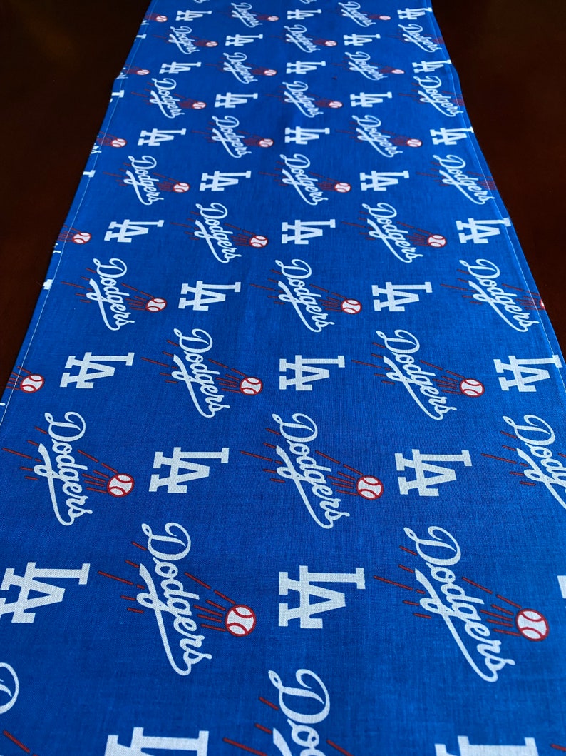 Dodgers Table Runner /MLB Table Runner/la Fan Kitchen Decor/sport Table ...