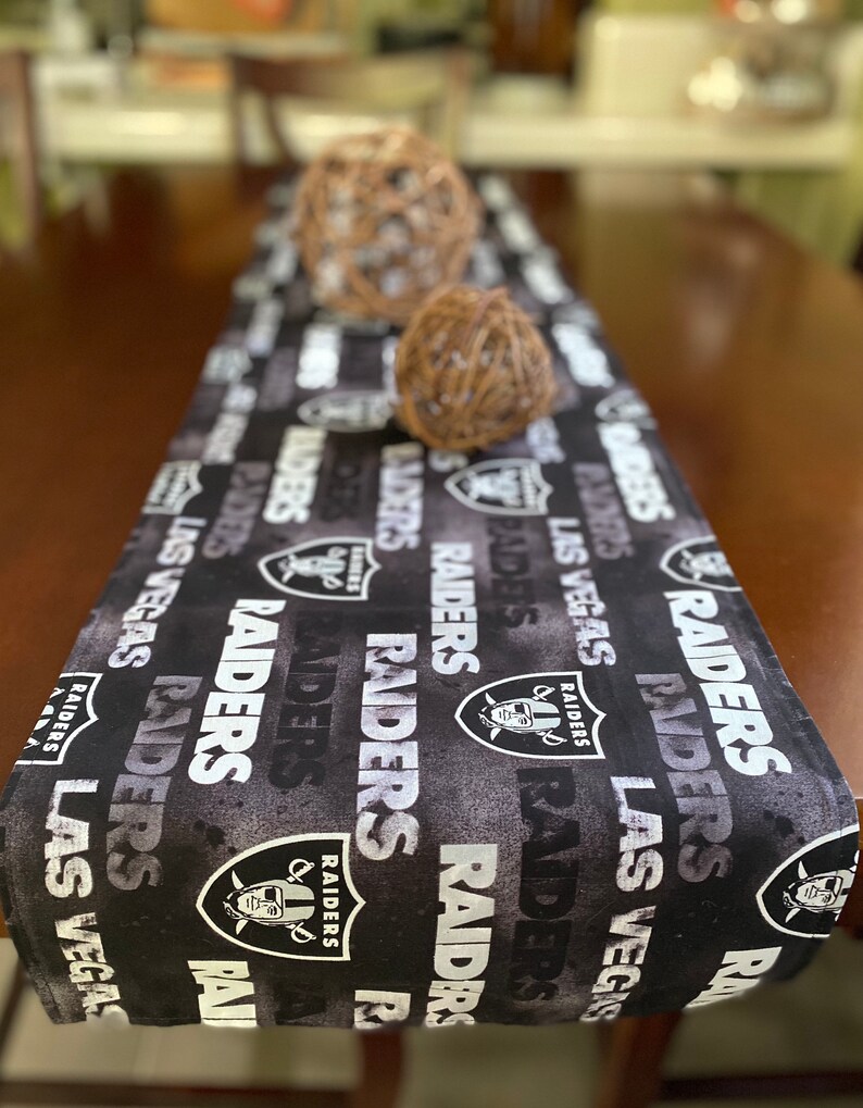 Las Vegas Raiders Table Runner /NFL Table Runner/raiders Fan - Etsy