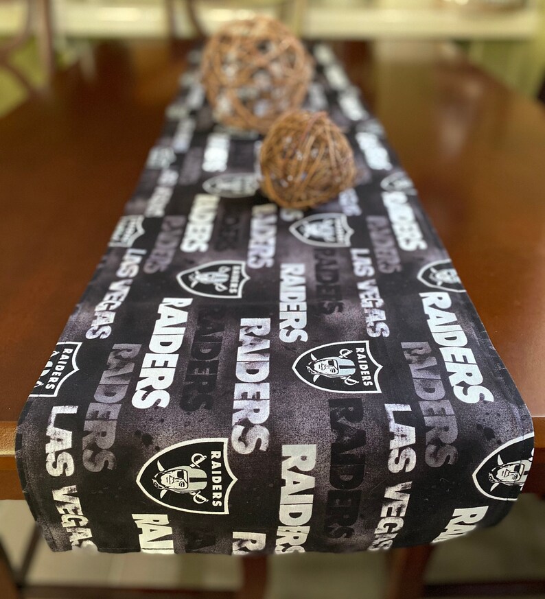 Las Vegas Raiders Table Runner /NFL Table Runner/raiders Fan - Etsy