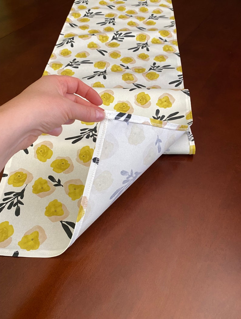 Mustard Table Runner/ Yellow Farmhouse Decor/ Farmhouse - Etsy