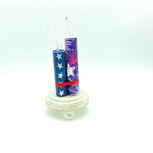 Mini Wooden Firecrackers, Set of 3 Wooden Firecrackers, 4th of July ...