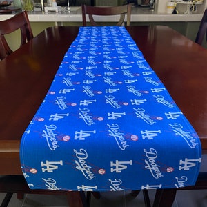 Dodgers Table Runner /MLB Table Runner/la Fan Kitchen Decor/sport Table ...