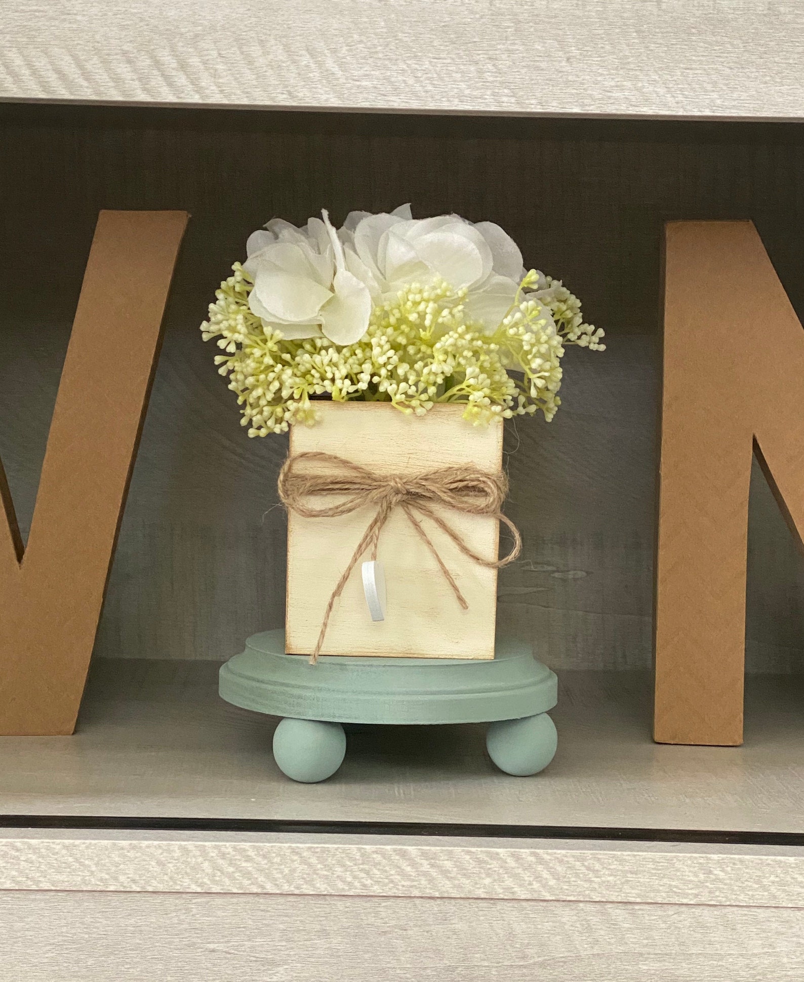 Wooden Riser Stand Round Riser Sage Wood Riser Wood - Etsy