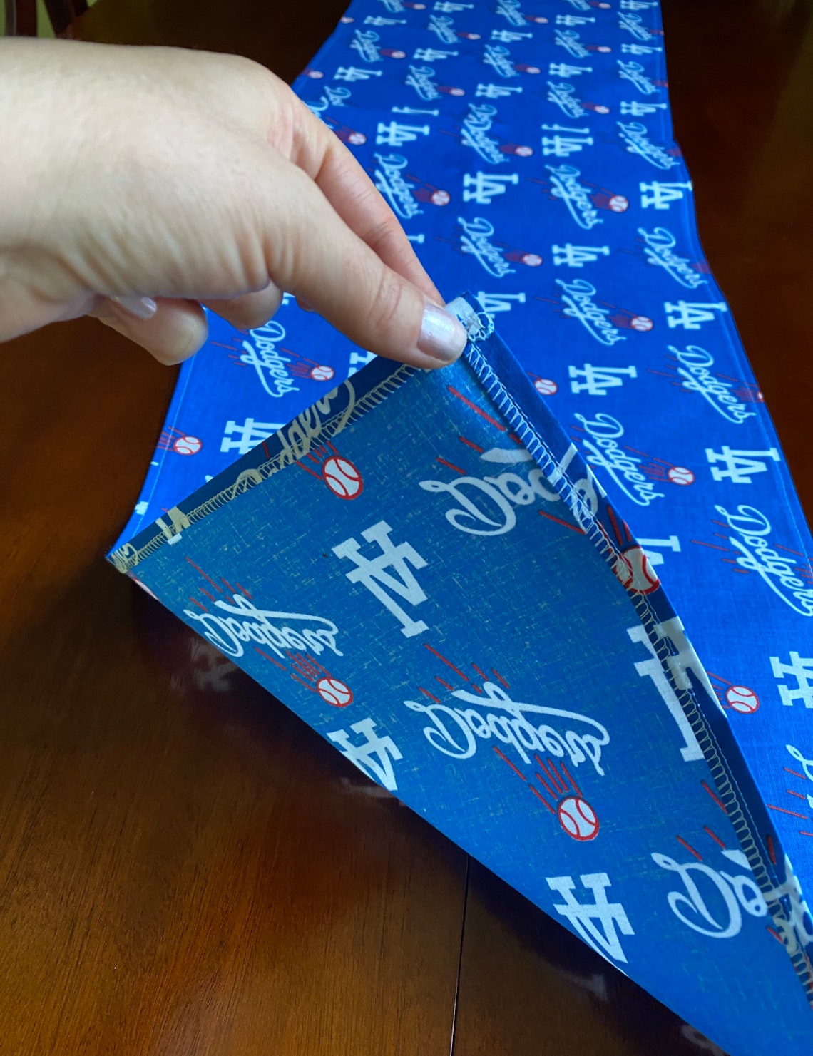 Dodgers Table Runner /MLB Table Runner/la Fan Kitchen Decor/sport Table ...