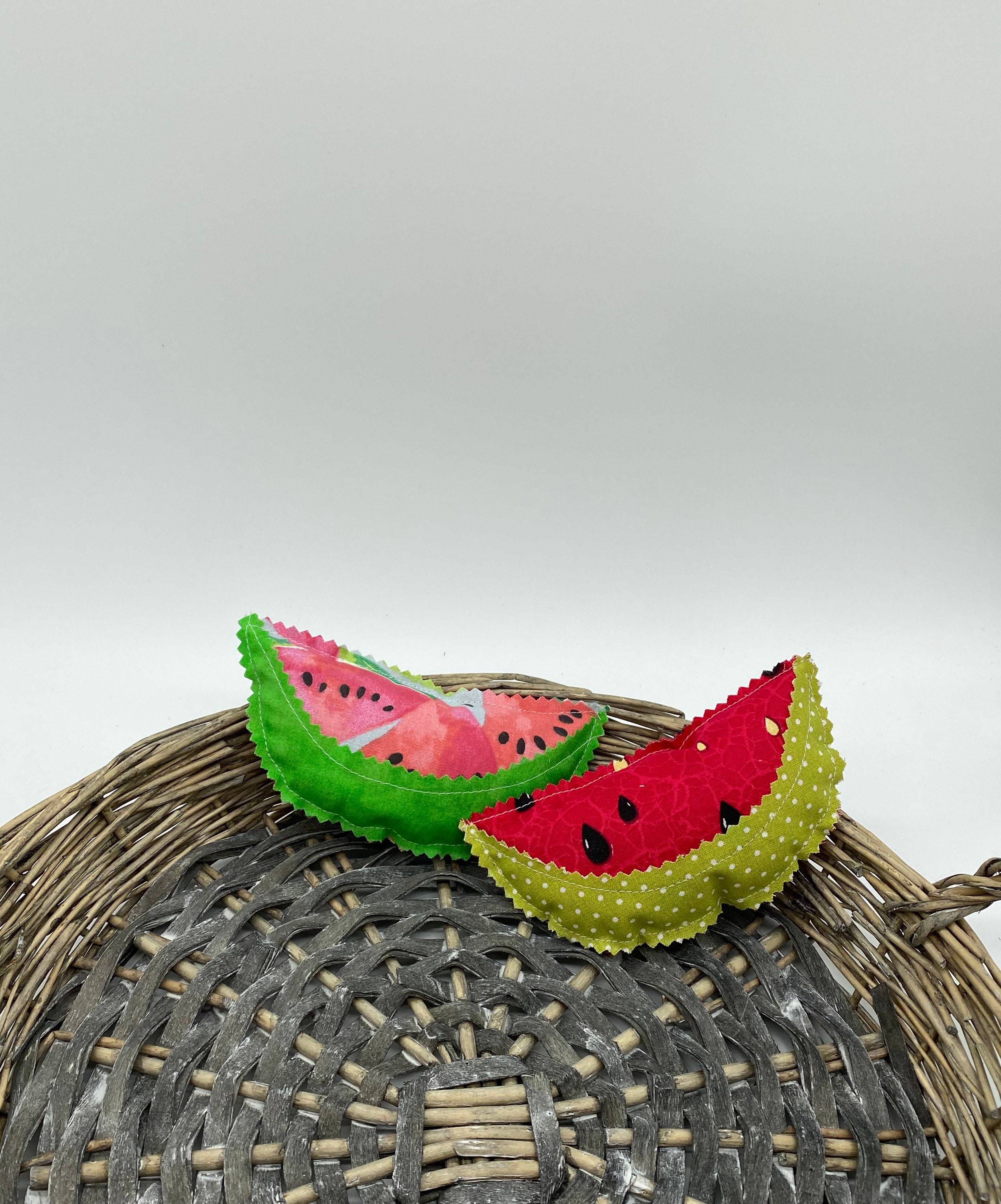 Set of 2 Mini Watermelon Tier Tray Filler/ Fabric Fruit Filler | Etsy