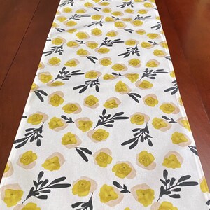 Mustard Table Runner/ Yellow Farmhouse Decor/ Farmhouse - Etsy