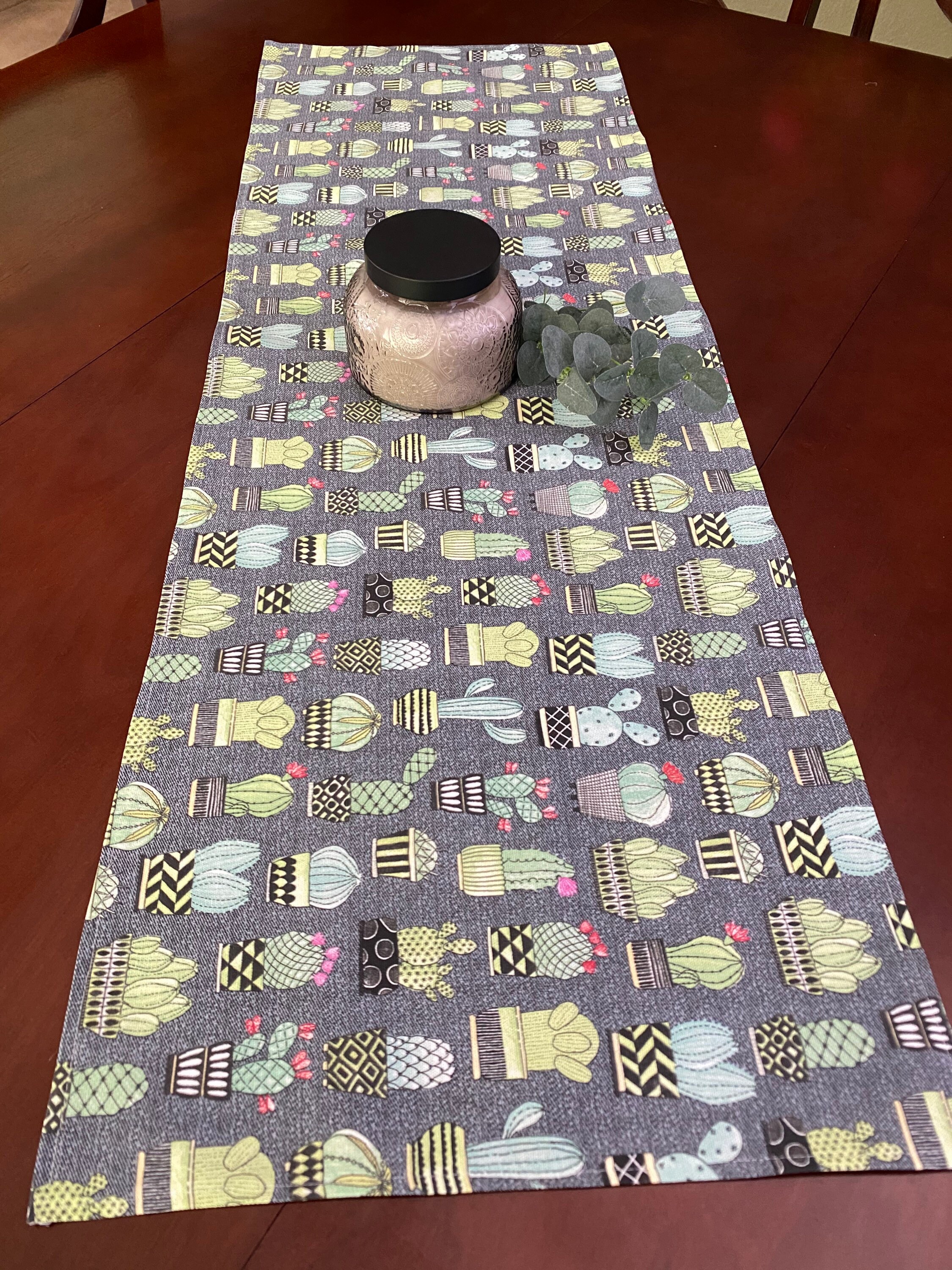 Succulents Table Runner Farmhouse Decor Farmhouse Kitchen | Etsy