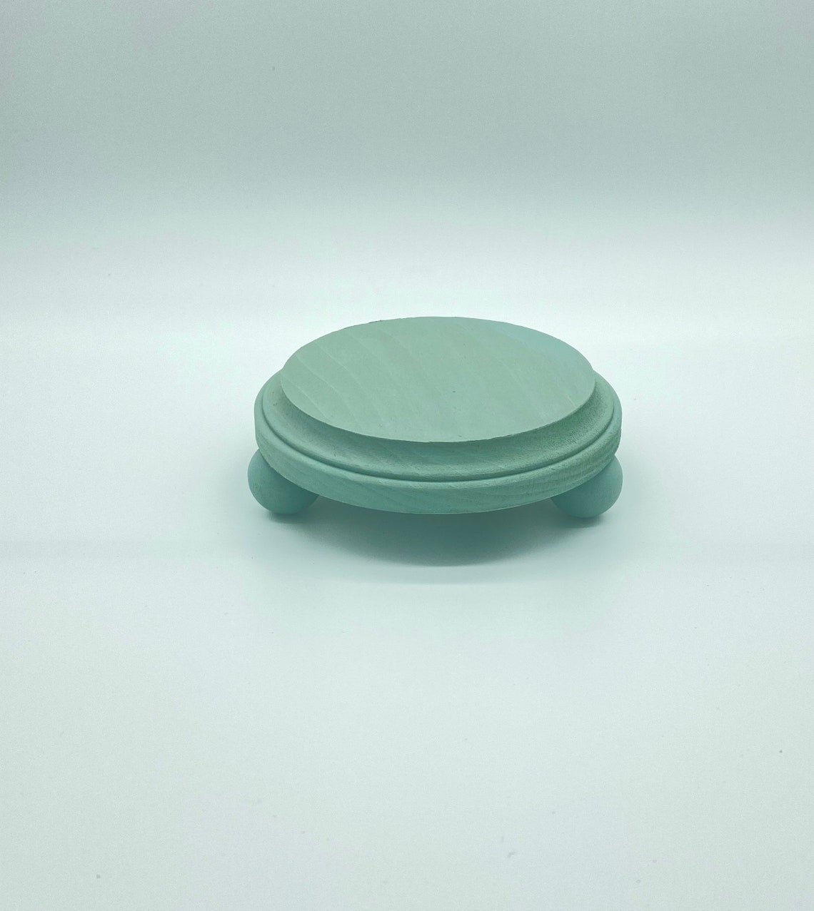 Wooden Riser Stand Round Riser Sage Wood Riser Wood - Etsy