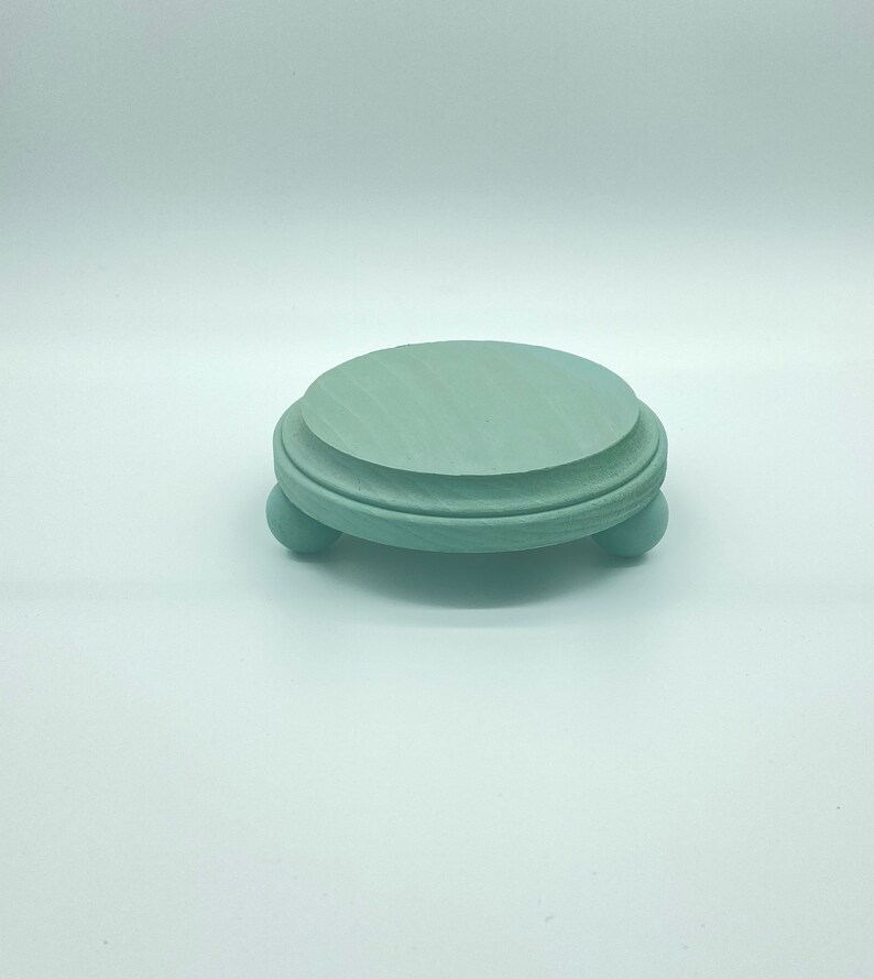 Wooden Riser Stand Round Riser Sage Wood Riser Wood - Etsy