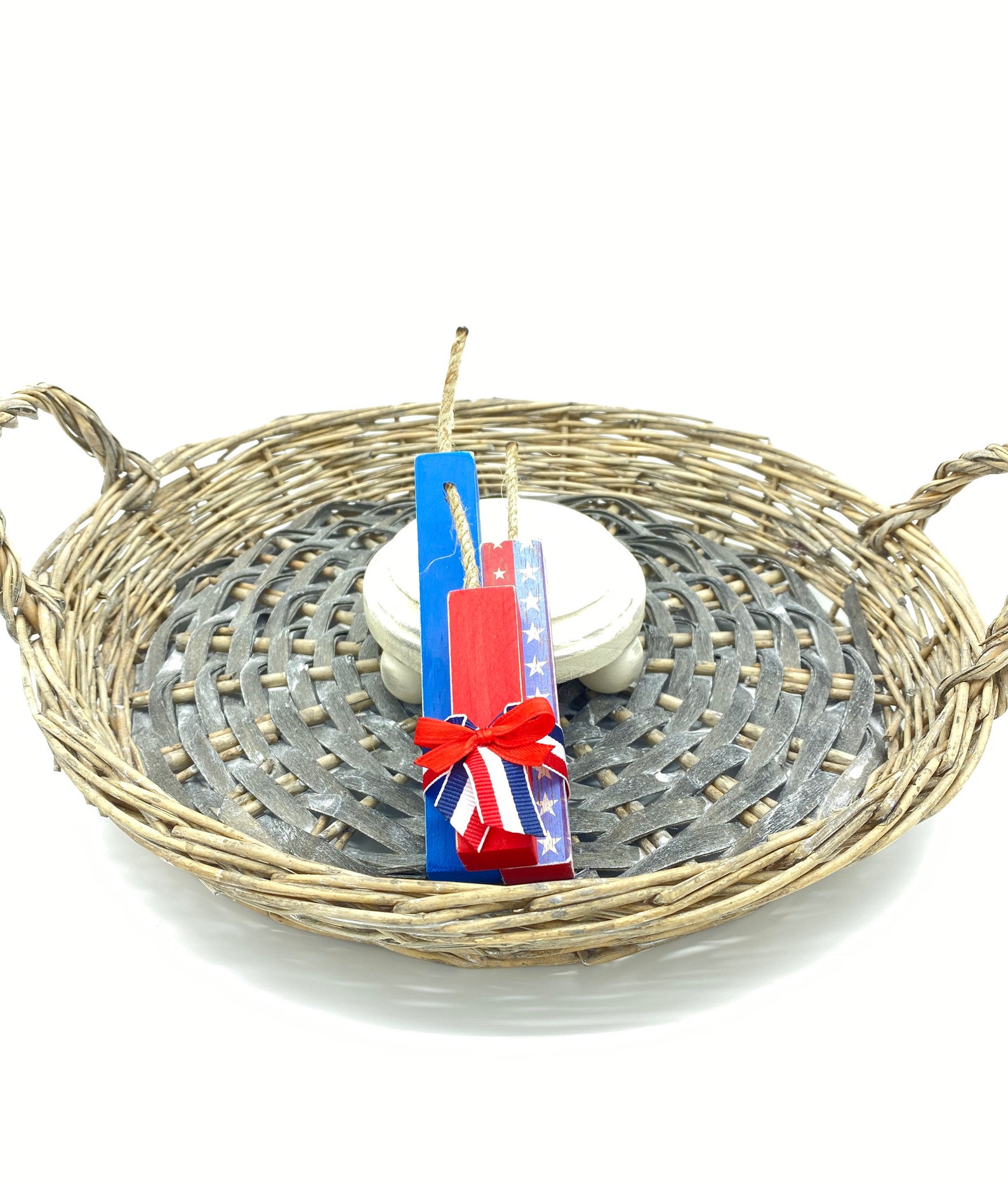 Mini Wooden Firecrackers Set of 3 Wooden Firecrackers 4th of - Etsy