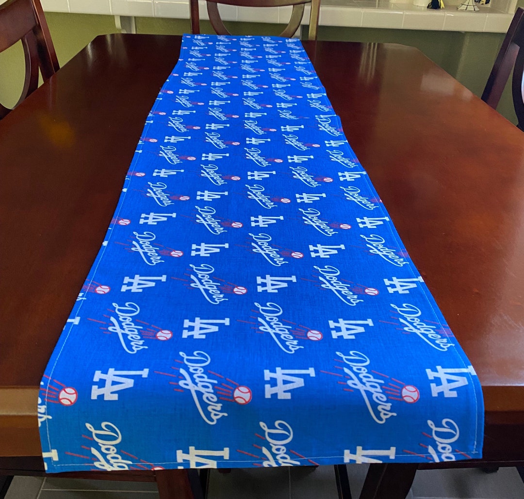 Dodgers Table Runner /MLB Table Runner/la Fan Kitchen Decor/sport Table ...