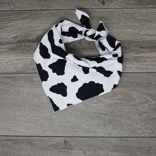 Cow Print Bandana - Etsy