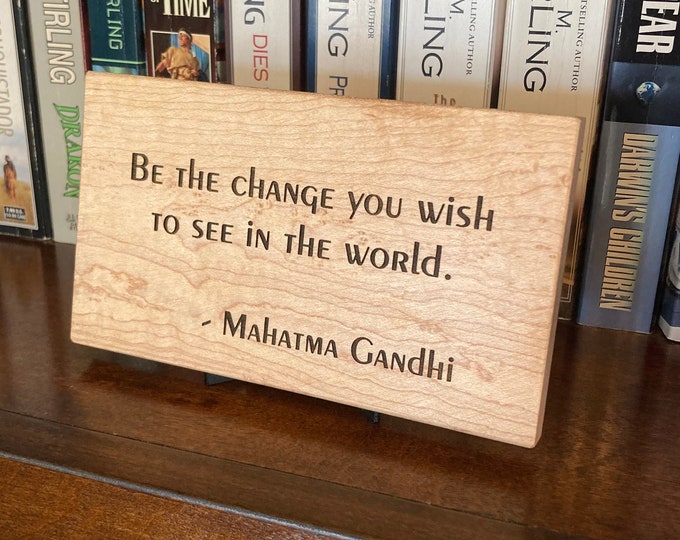Inspirational Personalized Quote Sign, Wood Plaque, 3.5" X 6" Sign ...