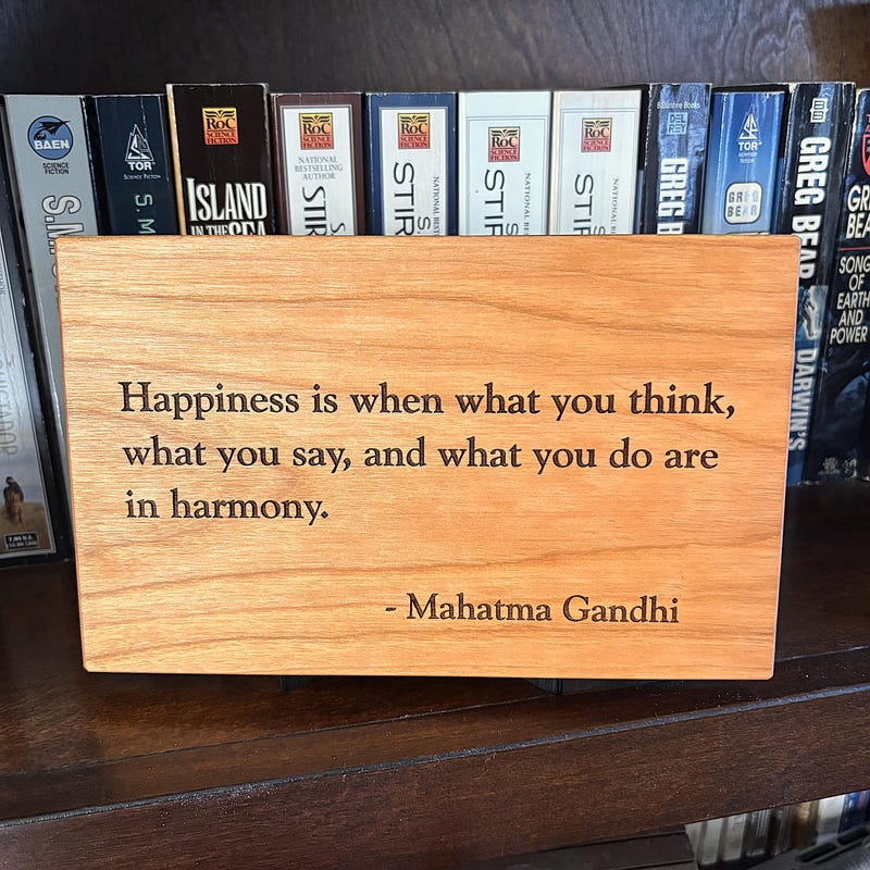 Wooden Positive Signs - Etsy