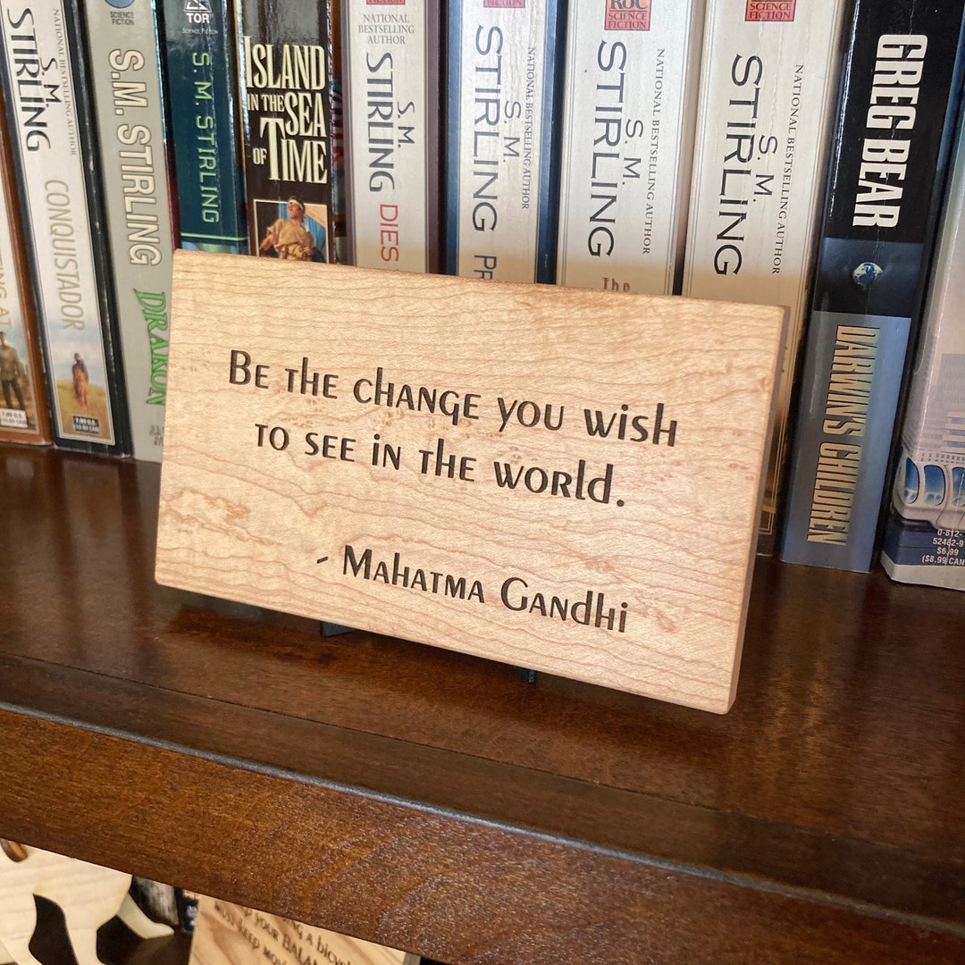 Inspirational Personalized Quote Sign, Wood Plaque, 3.5" X 6" Sign ...