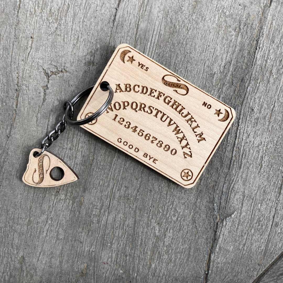 Ouija Board Keychain With Custom Message (optional) - Etsy