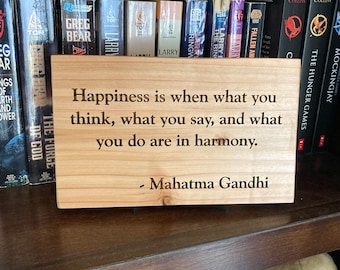 Wood Quote Sign | Etsy