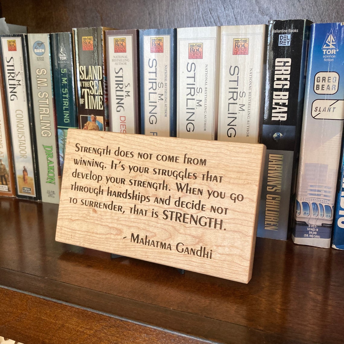 Inspirational Personalized Quote Sign Hardwood 3.5 X - Etsy