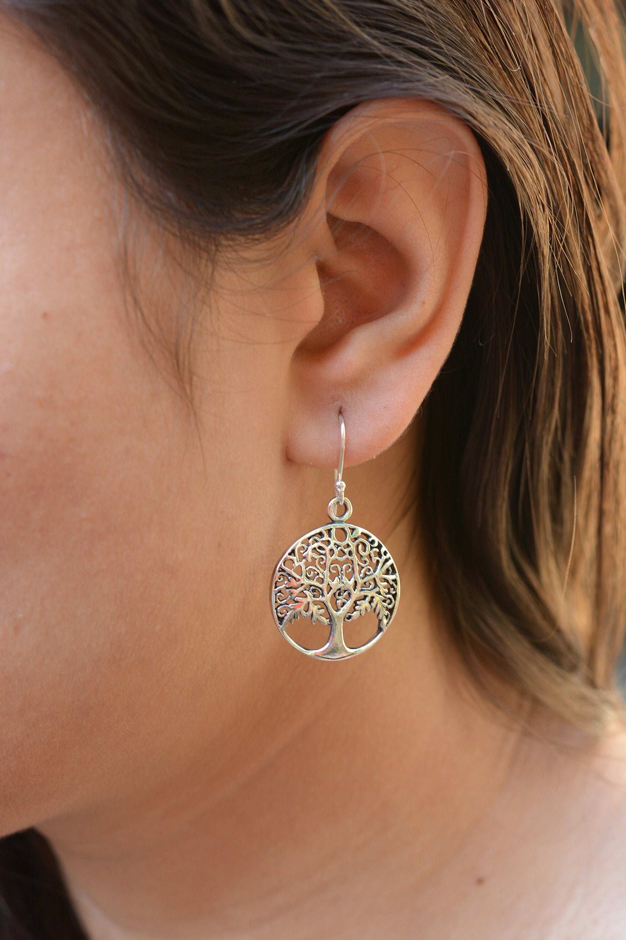 Tree of Life Solid 925 Sterling Silver Designer Handmade - Etsy