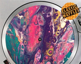 Turntable painting | Etsy