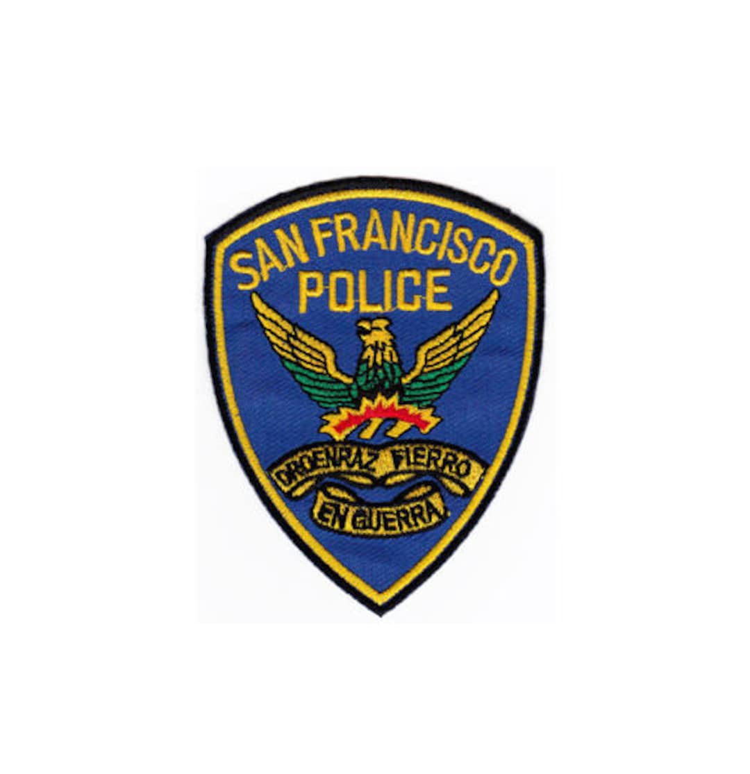 Ao56 San Francisco Police Badge Patch USA Iron-on Applique Patch ...