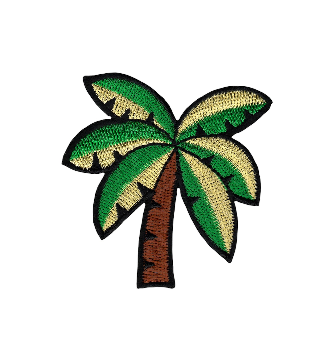 Aa86 Palm Tree Patch Iron-on Application Patch Size 7.1 X 7.3 Cm - Etsy