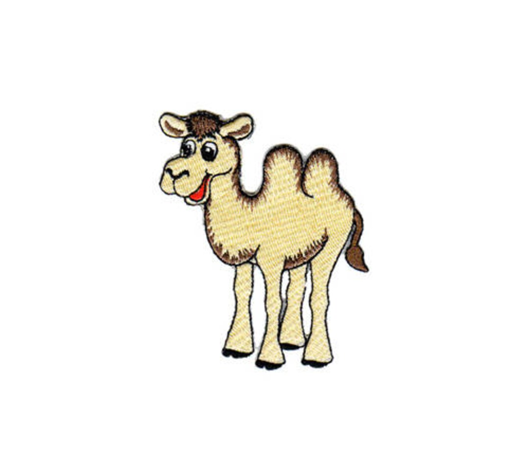 Bb29 Camel Beige Safari Animals Farm Children Patch Iron-on Applique ...