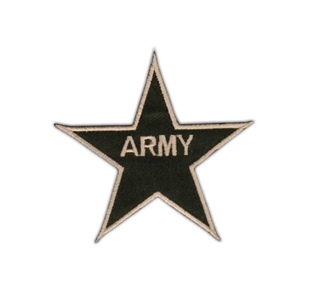 An71 Army Star Green Badge Iron-on Applique Patch Size 8.0 X 8.0 Cm - Etsy