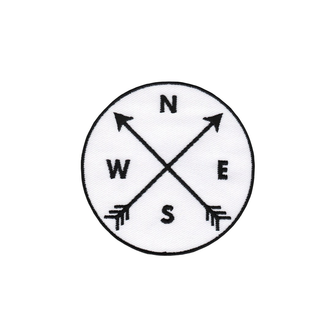 Aa66 Symbol Compass Patch Iron-on Patch Application Size 7.6 X 7.6 Cm ...