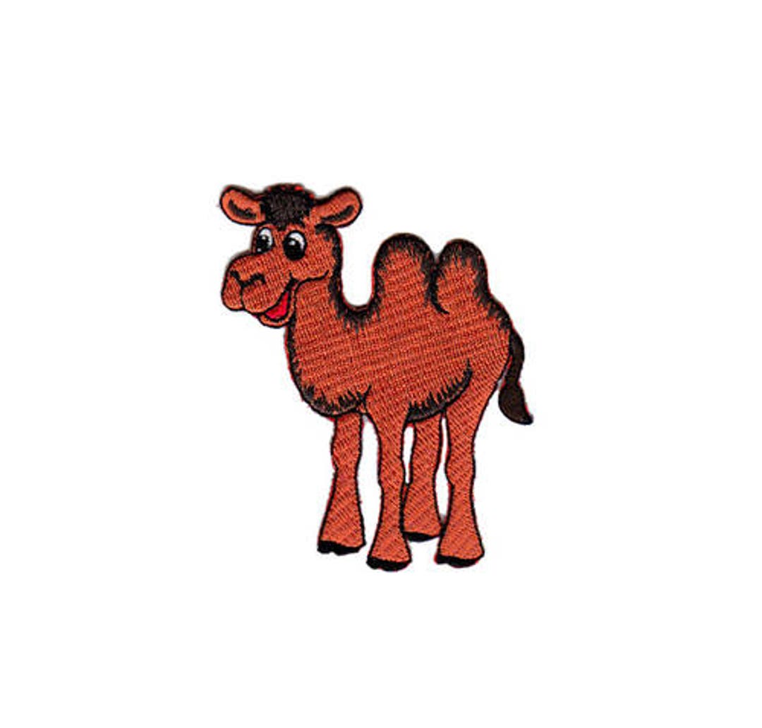 Bb27 Camel Brown Safari Animals Farm Children Patch Iron-on Applique ...