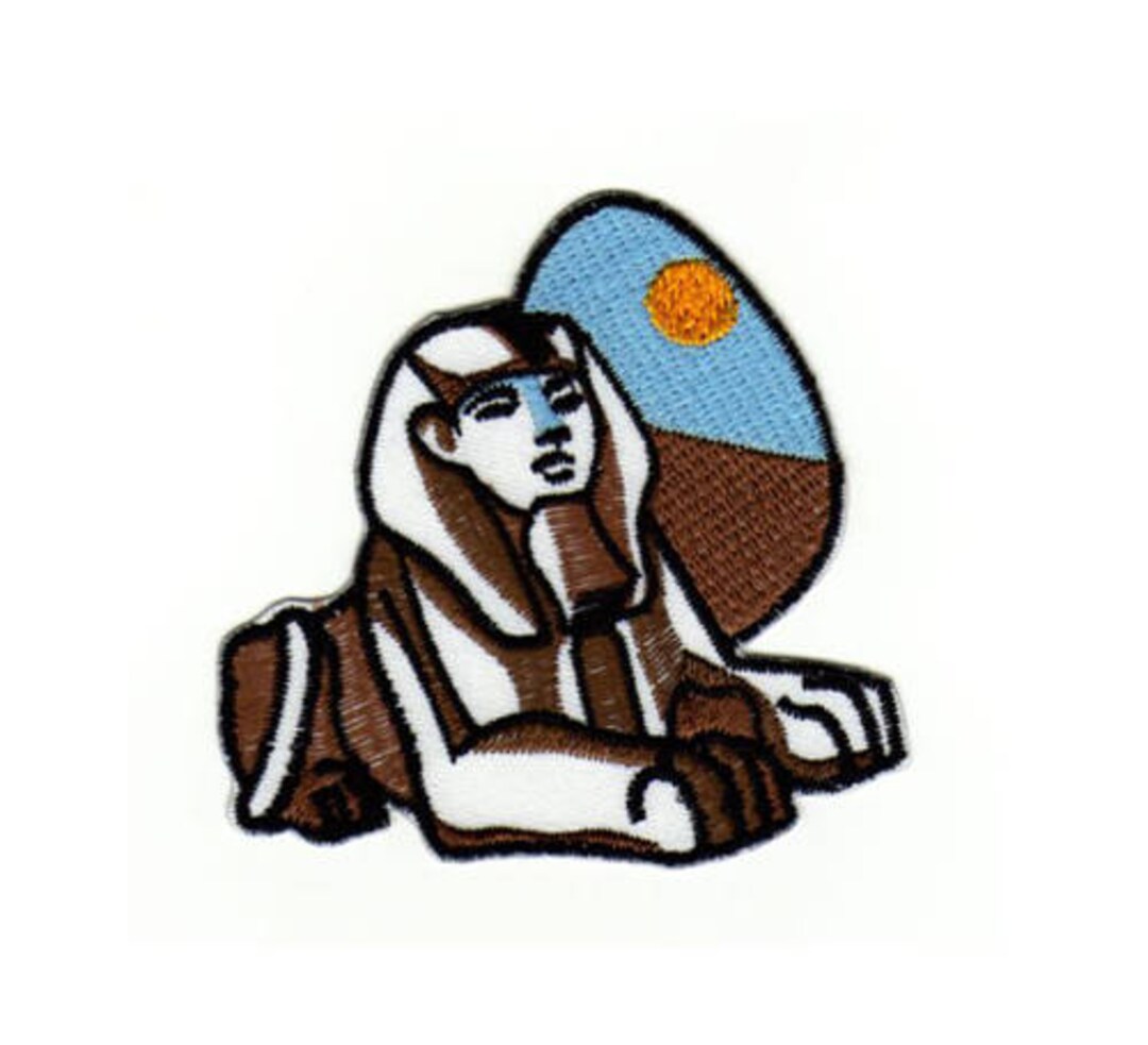 Ag71 Pharaoh Sphinx Egypt Travel Country Patch Iron - Etsy