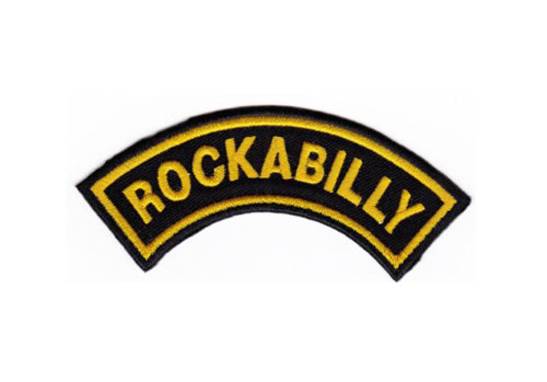Am22 Rockabilly Biker Kutte Patch Iron-on Application Patch Size 11.5 X ...