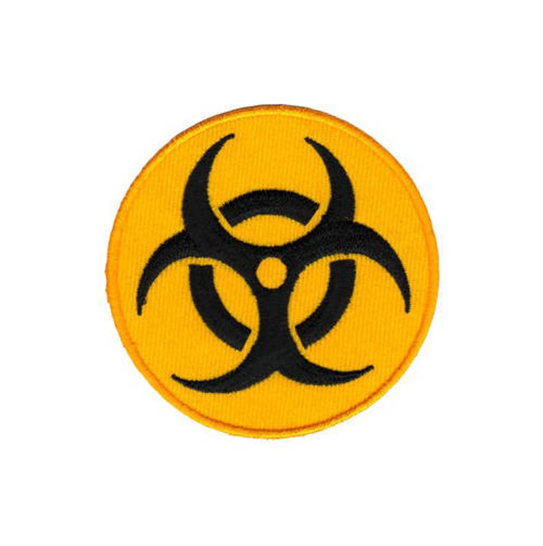 Am02 Patch badge Biohazard Panneau de danger environnemental Patch ...