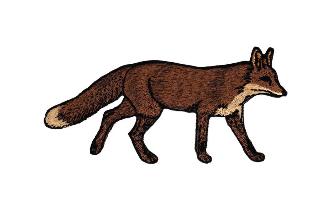 Ac37 Fuchs Braun Tiere Kinder Aufnäher Bügelbild Applikation Patch ...